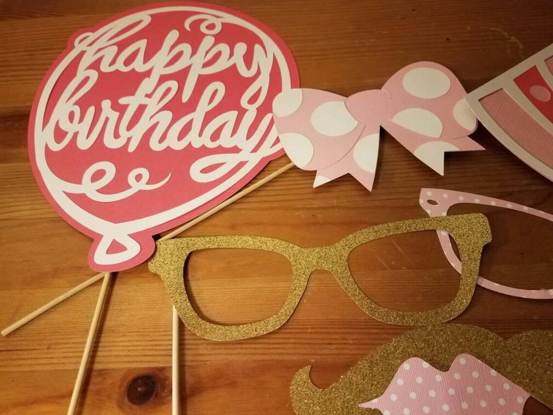 First Birthday Photo Booth Props Princesses Party - Etsy