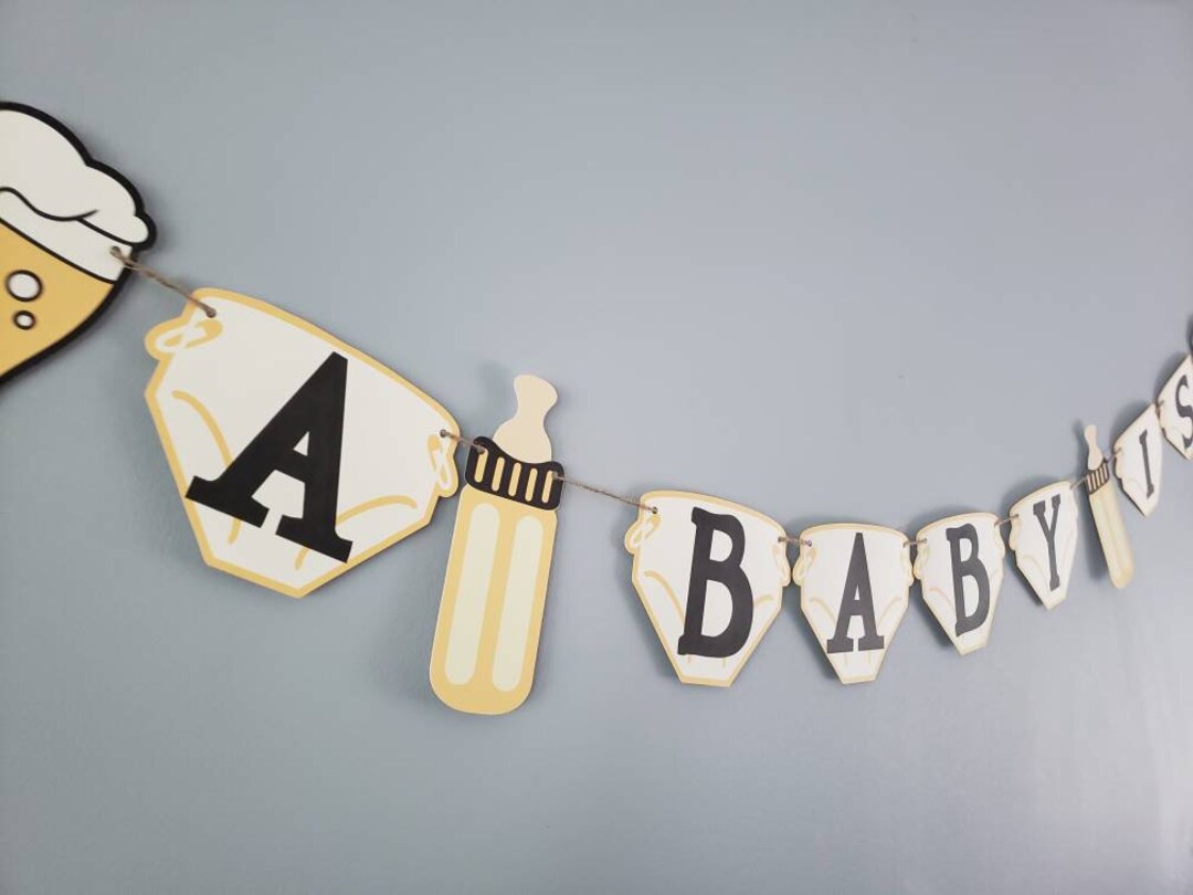 A Baby is Brewing , Diaper Party, Beers and Diapers Baby Shower, Beer ...