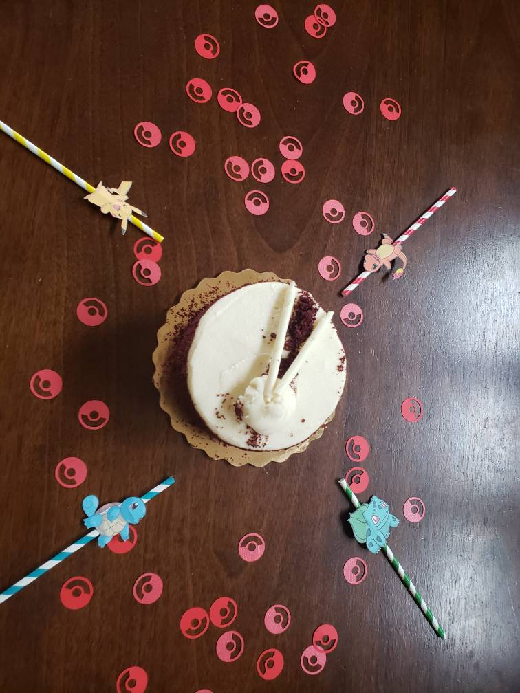 Pokemon Birthday Straws Pikachu Straws Pokemon Party - Etsy