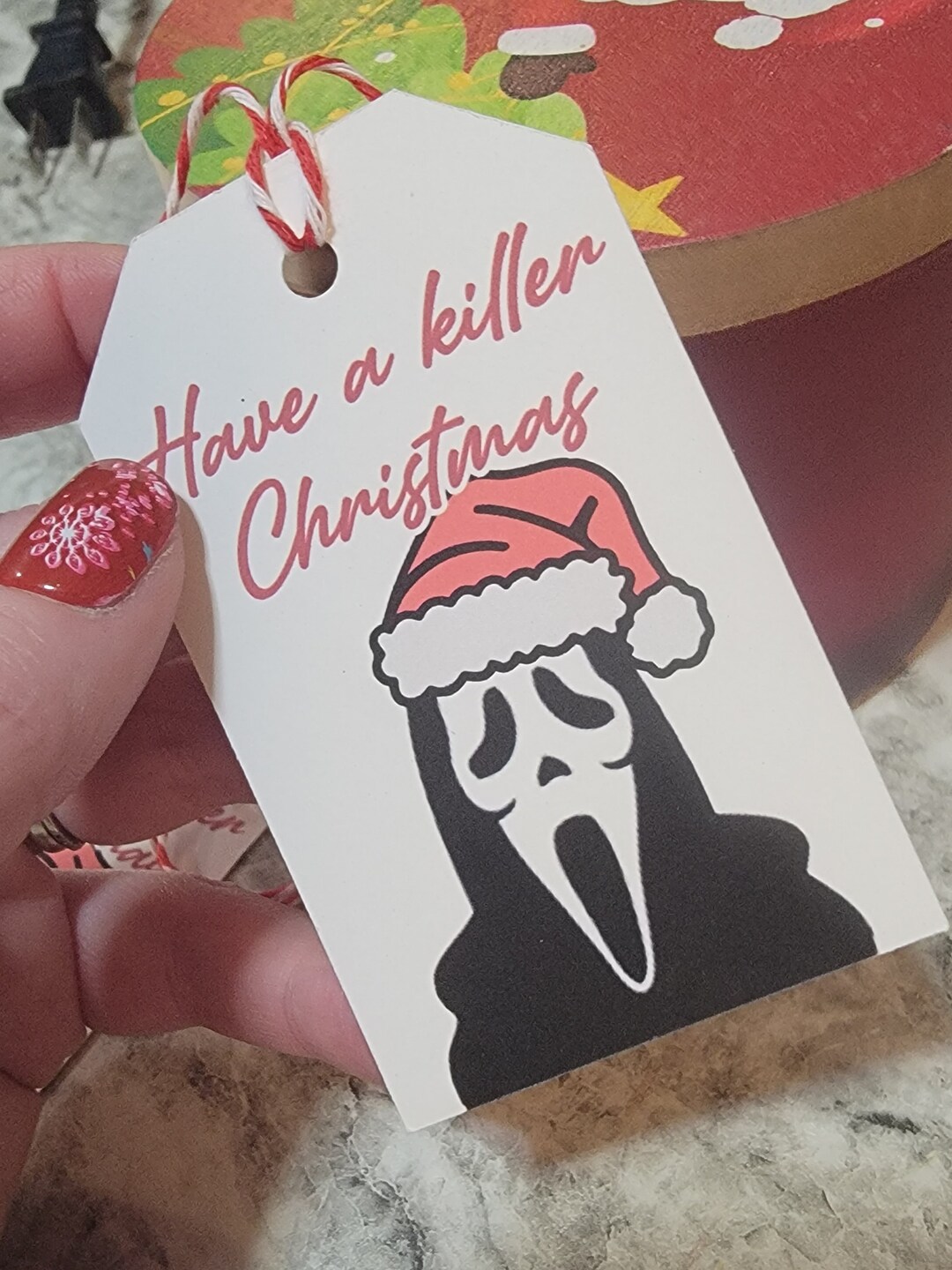 Creepmas Party Gift Tags. Christmas Party Decorations Horror - Etsy