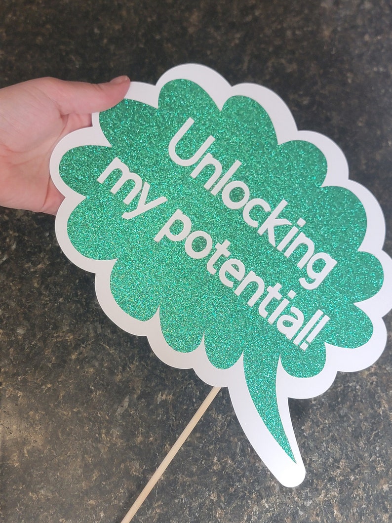 Custom Sign, Custom Photo Props, Word Bubble Photo Prop, Birthday ...