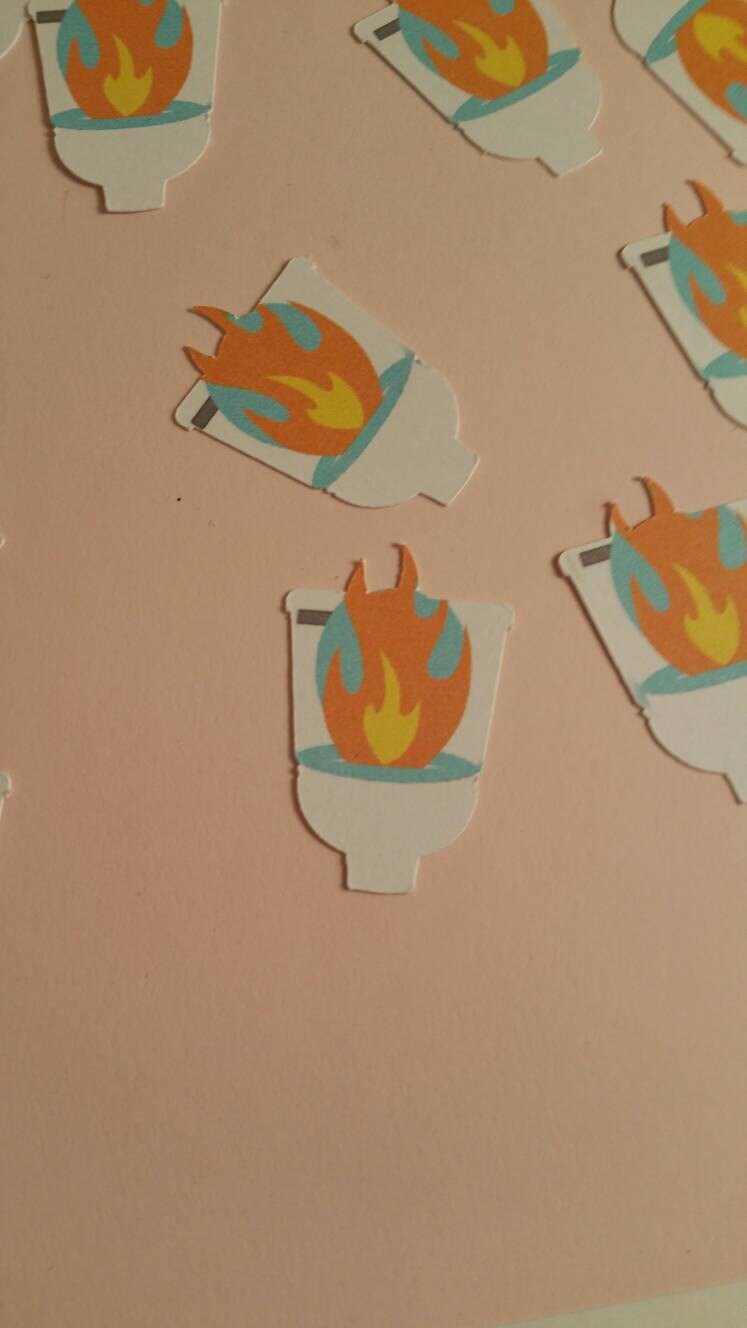 Chili Cook Off Hot Sauce Flaming Toilet Funnyparty - Etsy