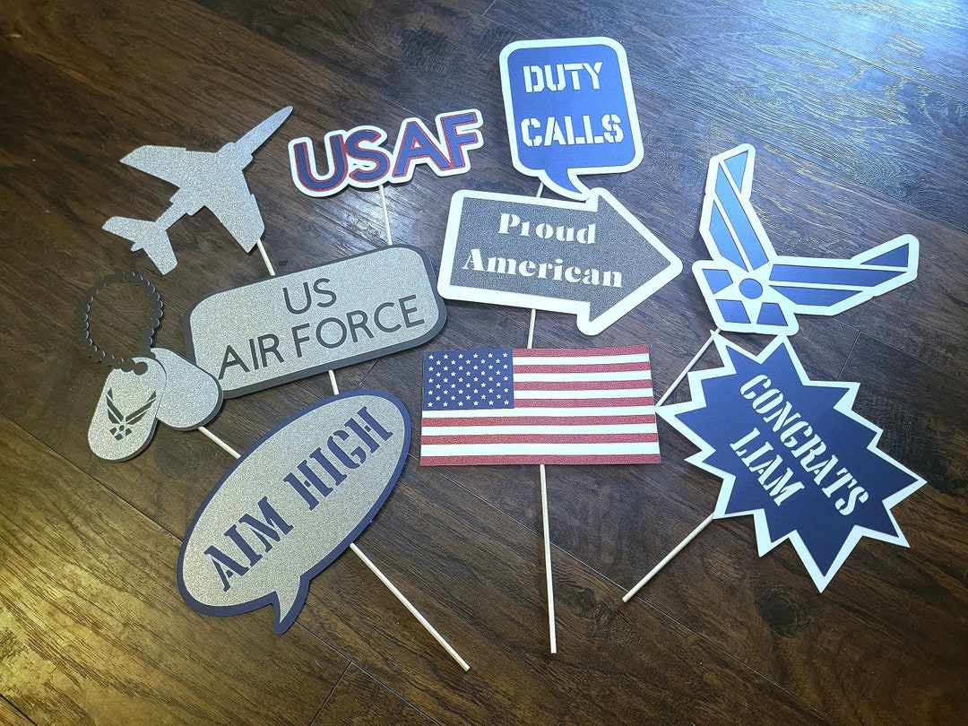 Airforce Graduation Prop Set, Military School Party, Military ...