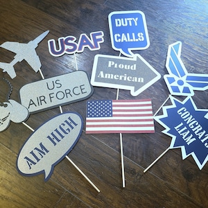 Airforce Graduation Prop Set, Military School Party, Military ...