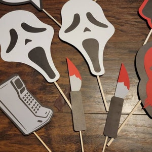 Scream Party Decorations, Halloween Photo Props, Kids Halloween Party ...