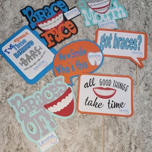 Braces Prop Set, Smile Journey Celebration, Orthodontic Party Supplies ...