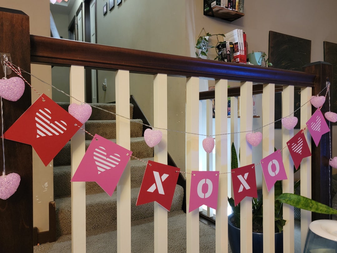XOXO Banner, Valentine’s Party Decorations, Galentine’s Day, Valentines ...