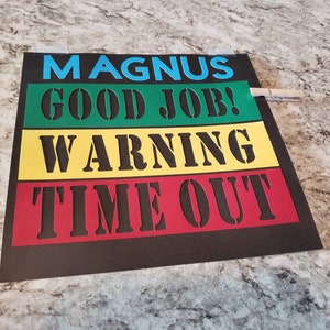 Personalised Behavior Chart, Parenting, Child Behavior Chart, Custom ...