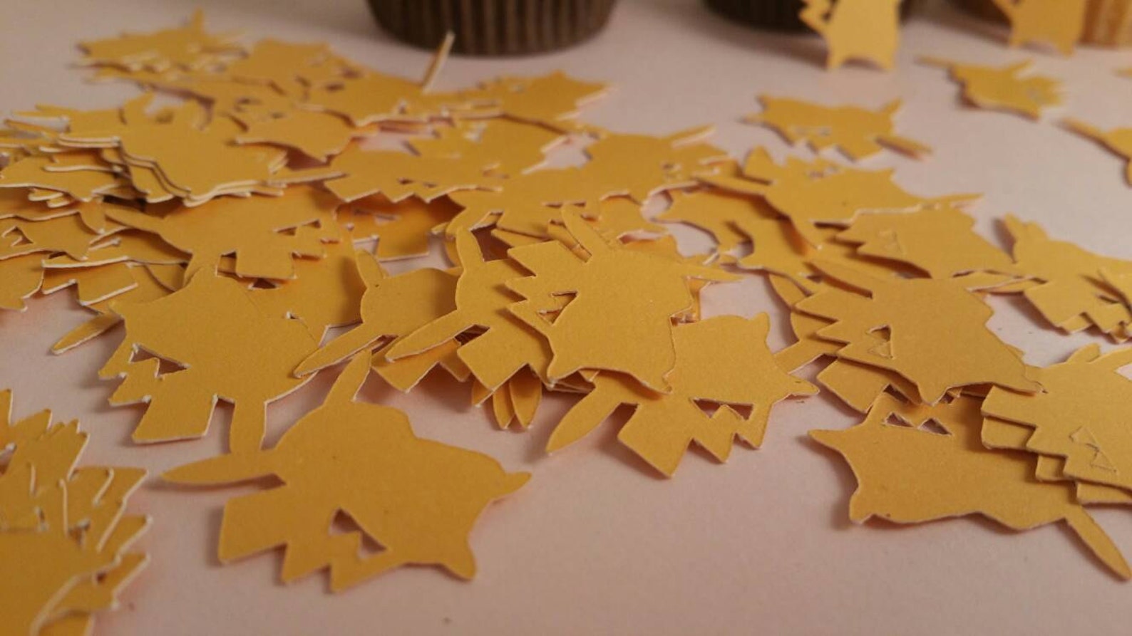 Pikachu Confetti Pokemon Party Decorations Video Game Party - Etsy ...