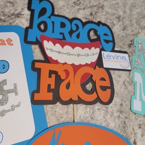 Braces Prop Set, Smile Journey Celebration, Orthodontic Party Supplies ...