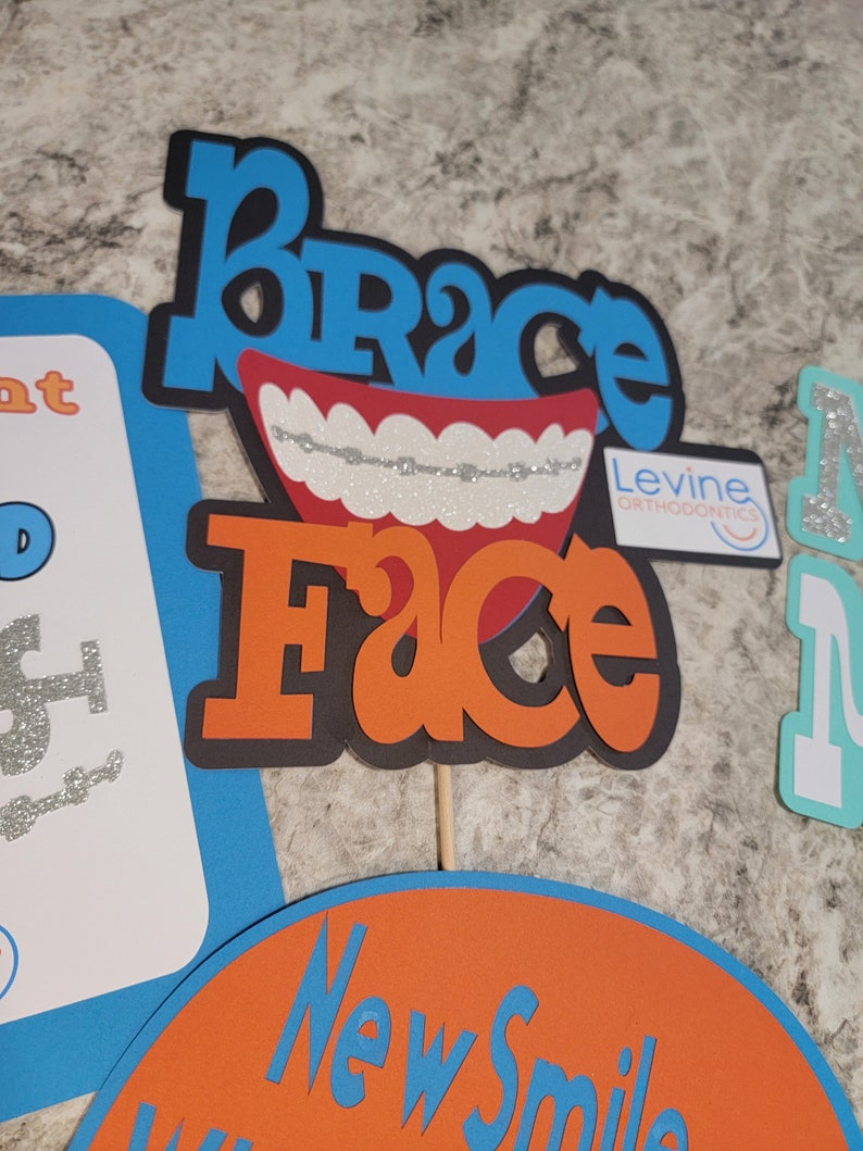 Braces Prop Set, Smile Journey Celebration, Orthodontic Party Supplies ...