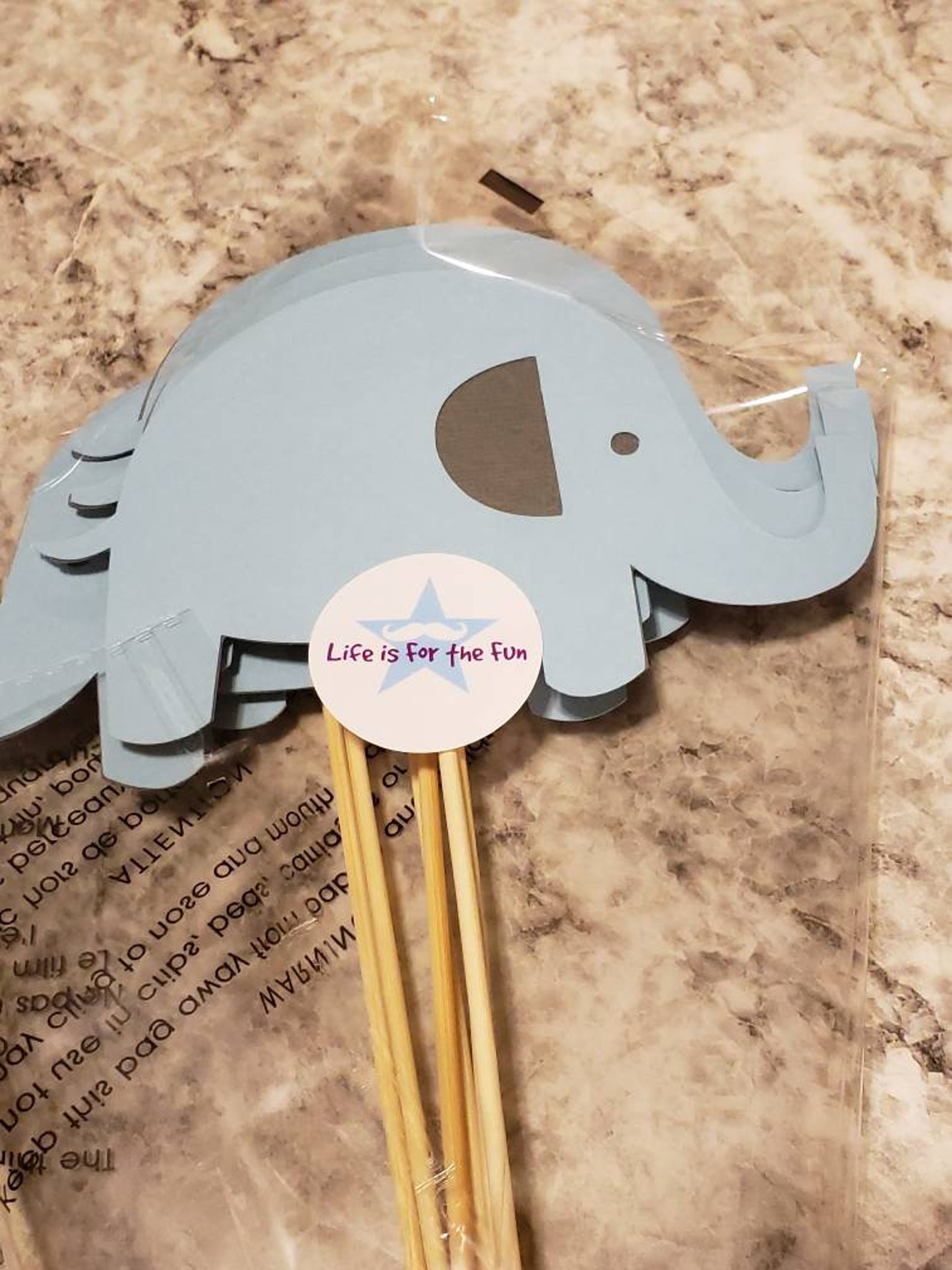 Elephant Birthday Elephant Theme Party Decorations Gender - Etsy