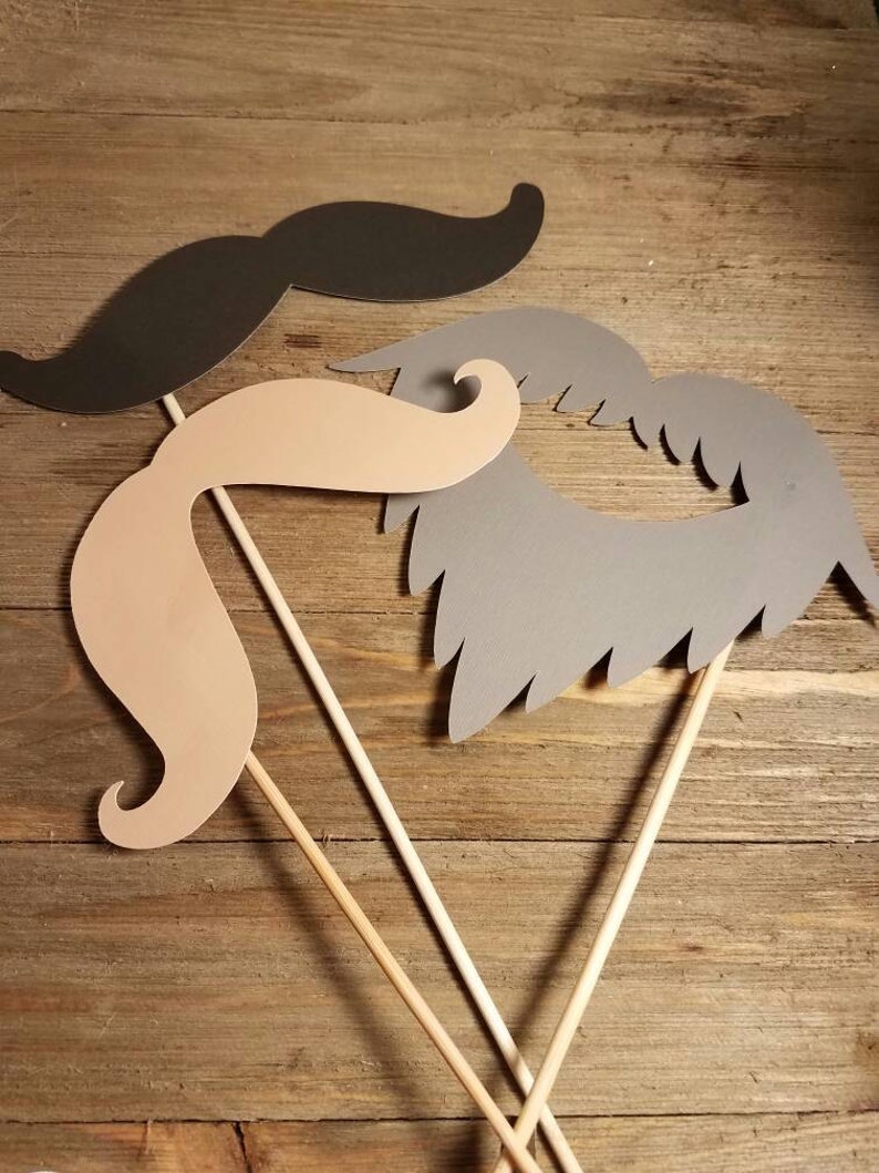 Party Photo Props Birthday Photo Booth Props Custom Photo - Etsy