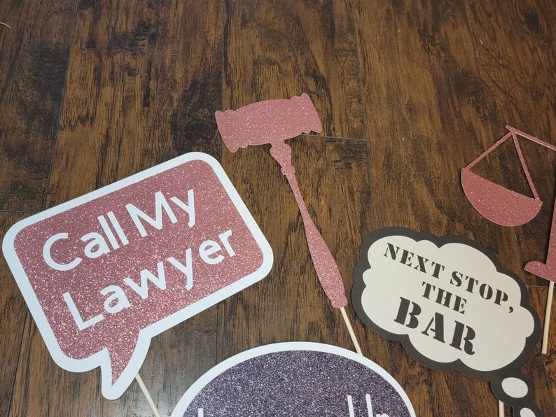 Law School Graduation Prop Set Law Party Law School Party | Etsy