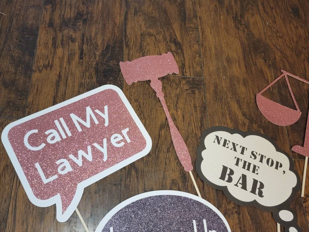 Law School Graduation Prop Set Law Party Law School Party | Etsy