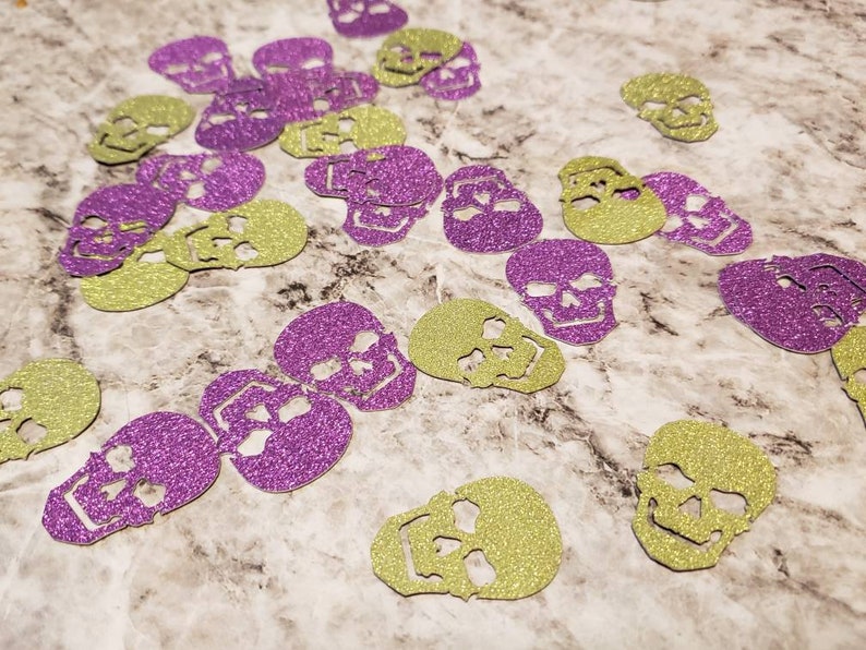 Halloween Party Decorations Halloween Confetti Skull - Etsy