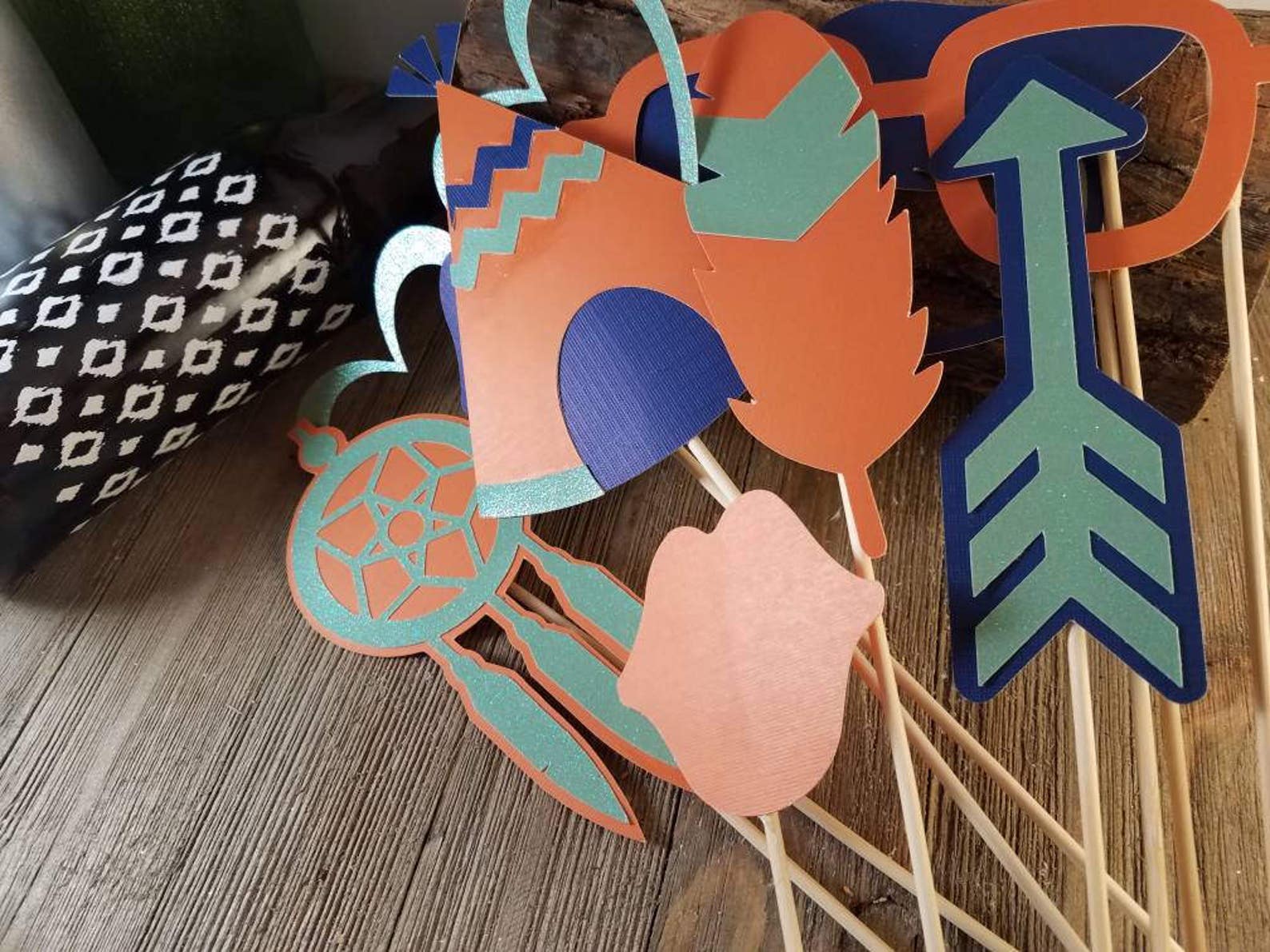 Boho Photo Booth Props Tribal Baby Shower Photo Booth Props - Etsy