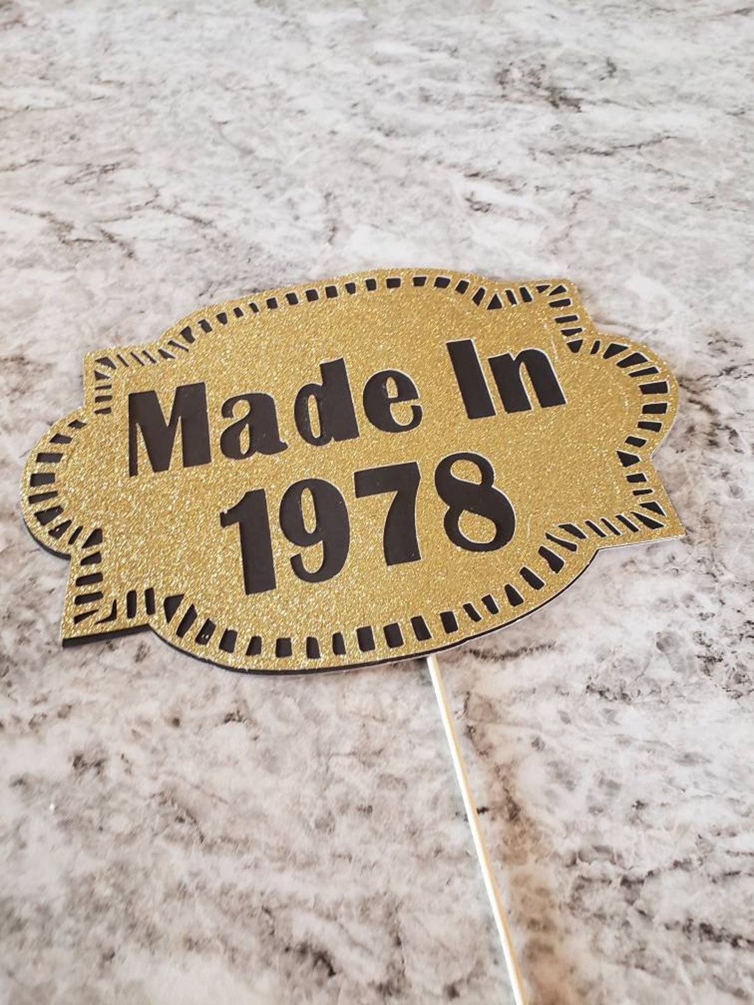 Custom Birthday Decorations,custom Photo Prop, 40th Birthday, Custom ...