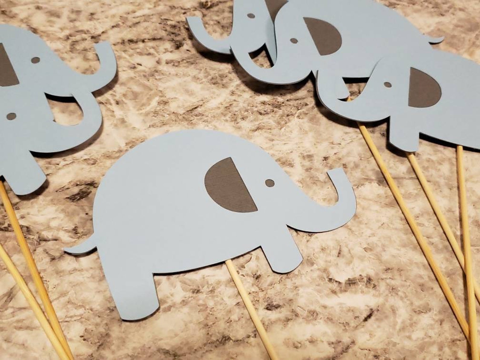 Elephant Birthday Elephant Theme Party Decorations Gender - Etsy