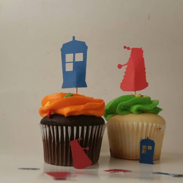Tardis Cake Topper - Etsy
