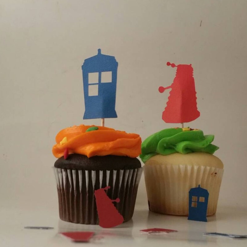 Tardis Cake Topper - Etsy