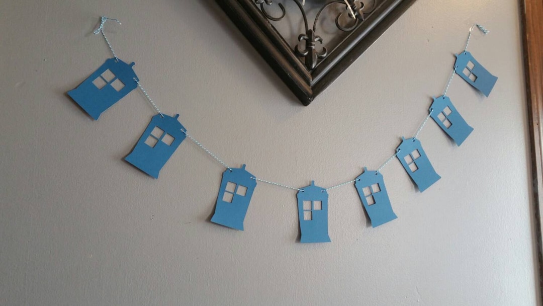 Dr Who Decorations, Dr Who Banner, Tardis Buntting, Geeky Decorations ...