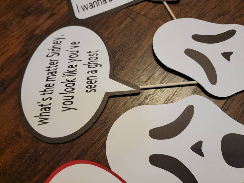 Scream Party Decorations Halloween Photo Props Kids | Etsy