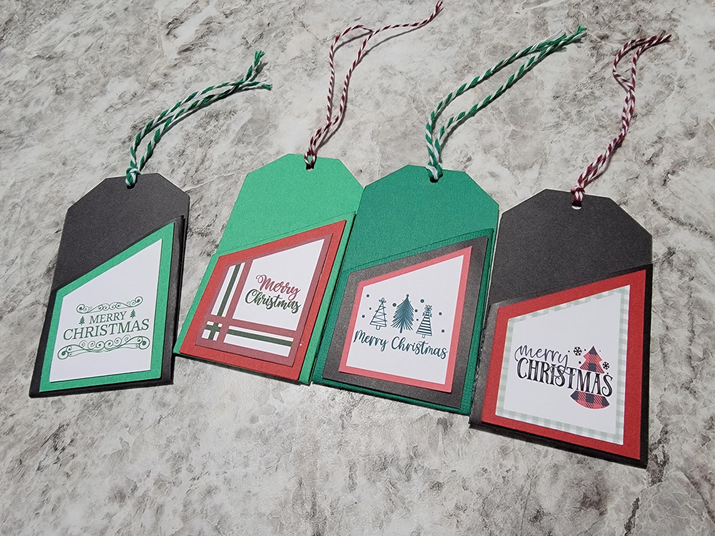 Gift Card Holders, Unique Gift Card Tags, Christmas Wrapping, Holiday ...