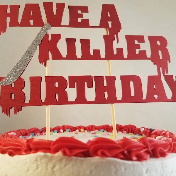 Horror Cake Topper - Etsy