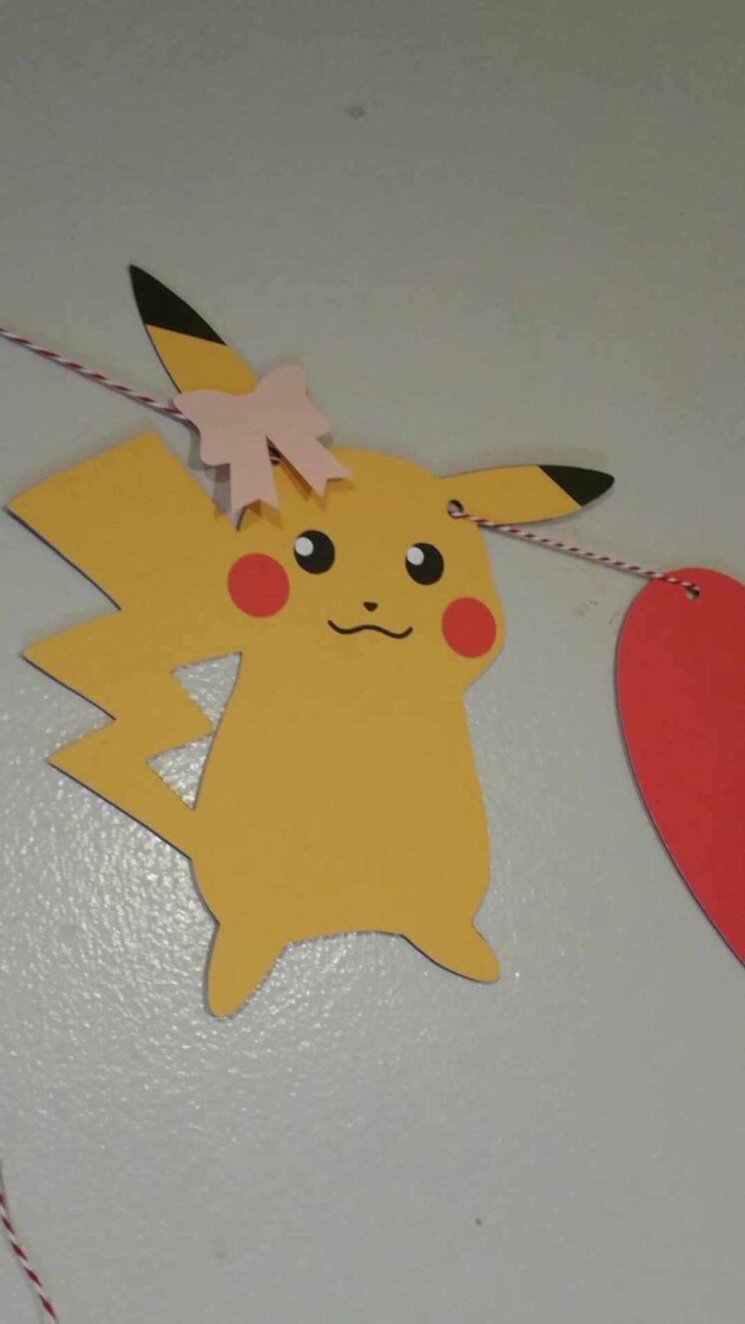 Valentines Day Decor, Pikachu Banner, Valentines Geeky, Pokemon ...