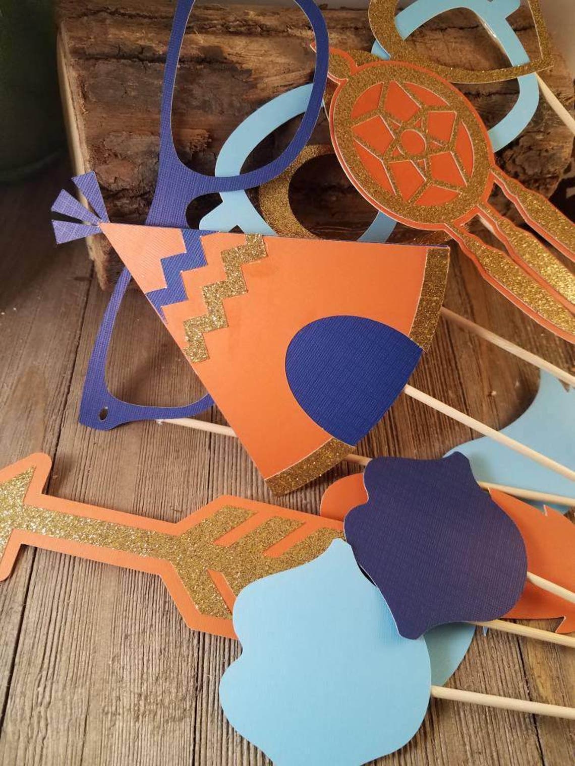 Tribal Birthday Props Tribal Baby Shower Photo Booth Props - Etsy