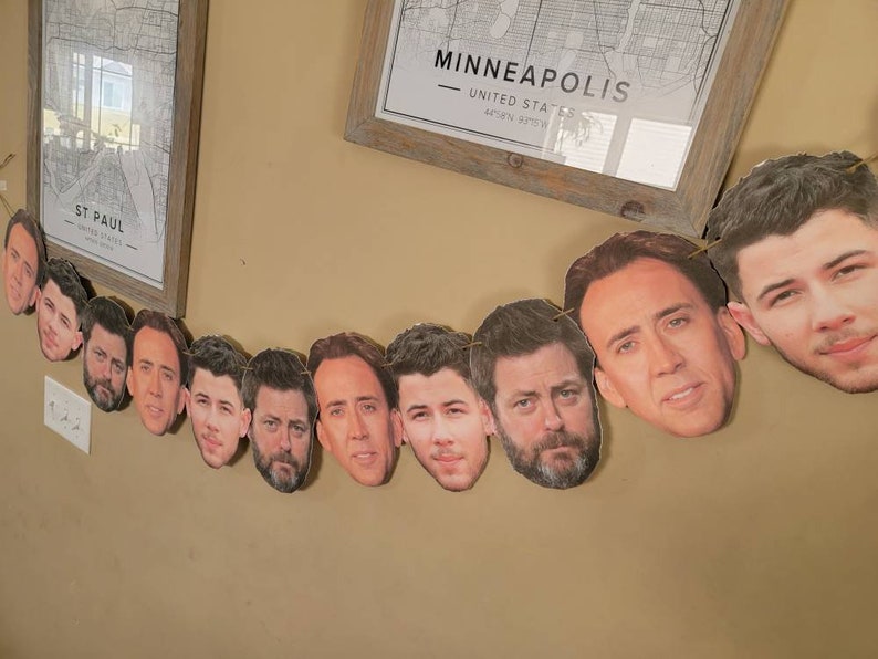 Personalized Photo Banner Face Banner Photo Birthday Banner - Etsy