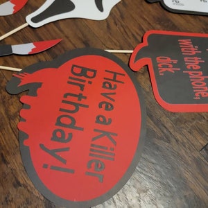 Scream Party Decorations, Halloween Photo Props, Kids Halloween Party ...