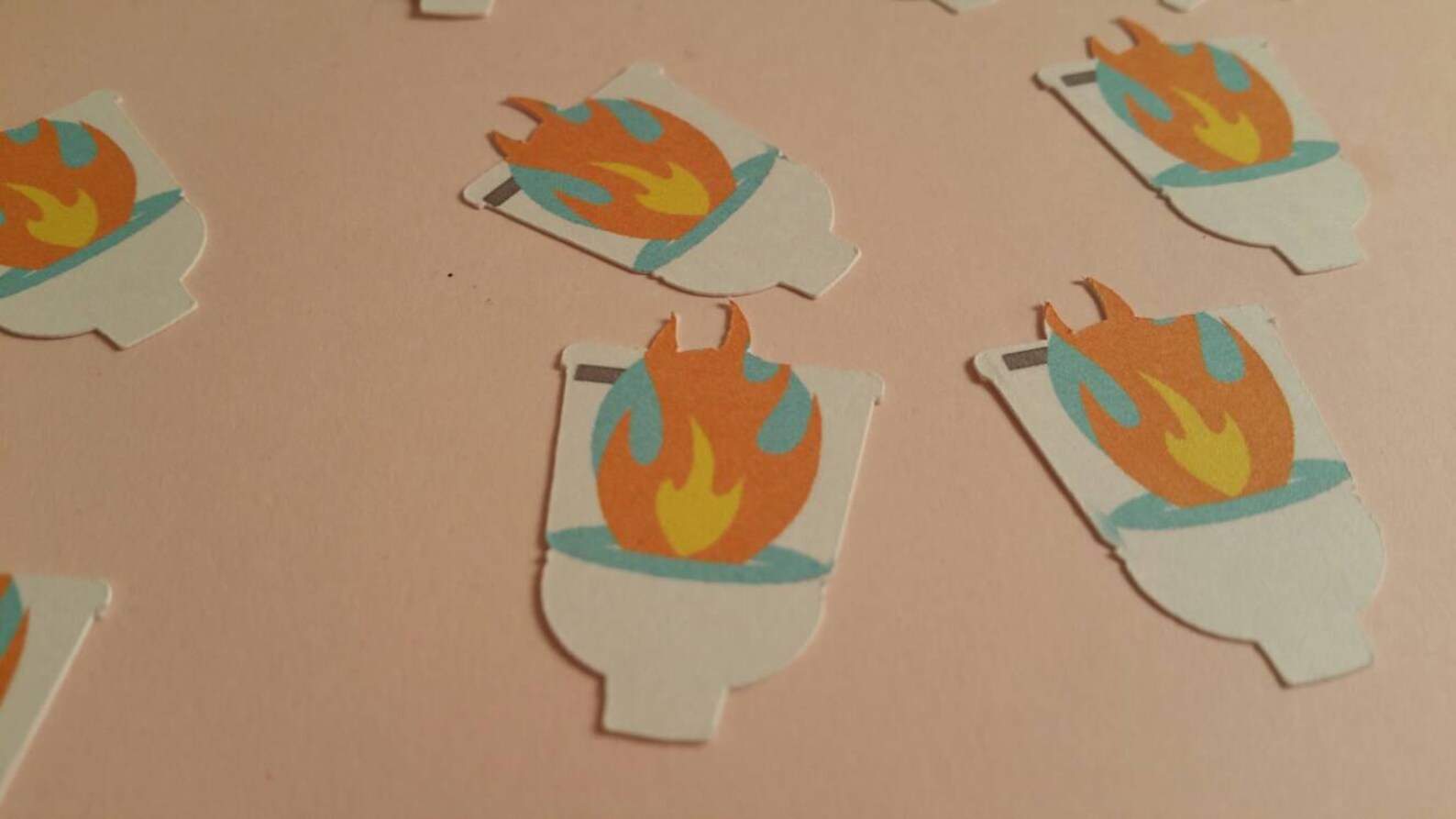 Chili Cook Off Hot Sauce Flaming Toilet Funnyparty - Etsy