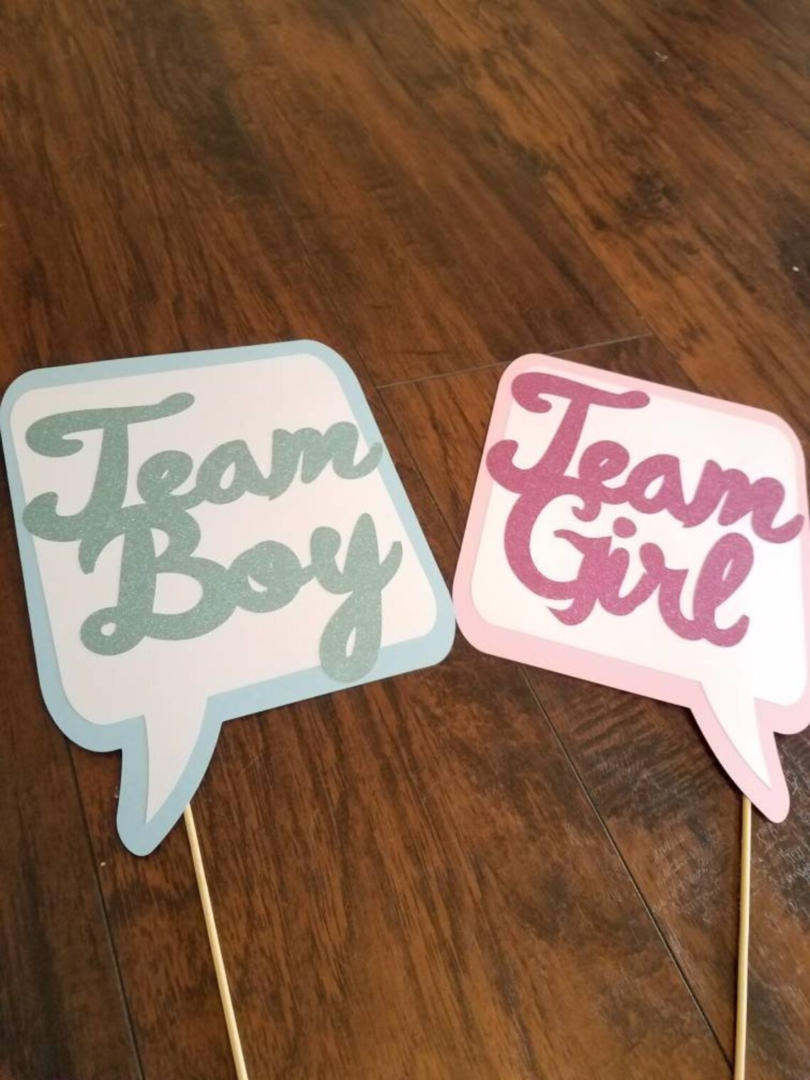 Gender Reveal Party Props, Baby Shower Decorations, Team Girl Team Boy ...