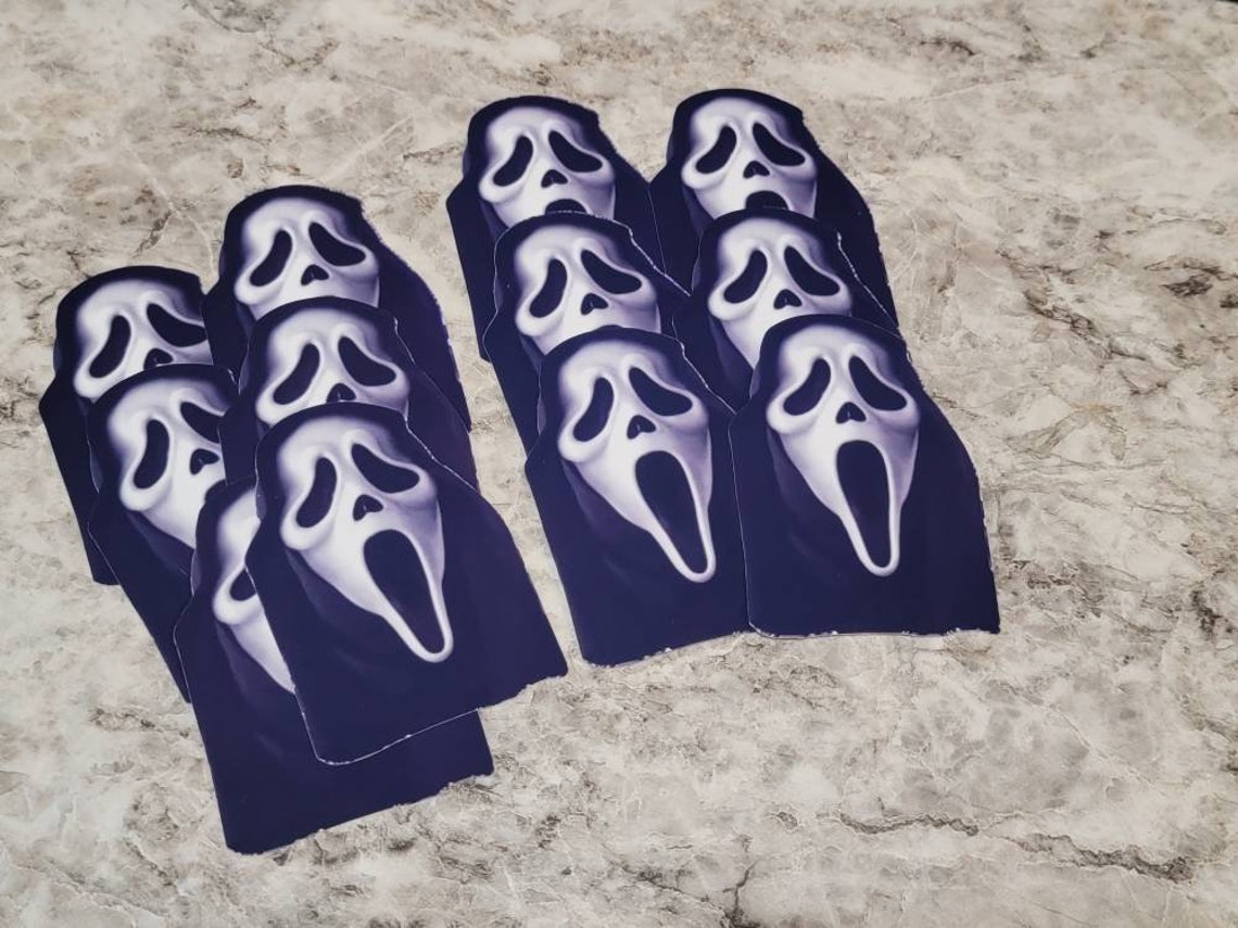 Scream Stickers Ghost Face Stickers Halloween Stickers Kids - Etsy