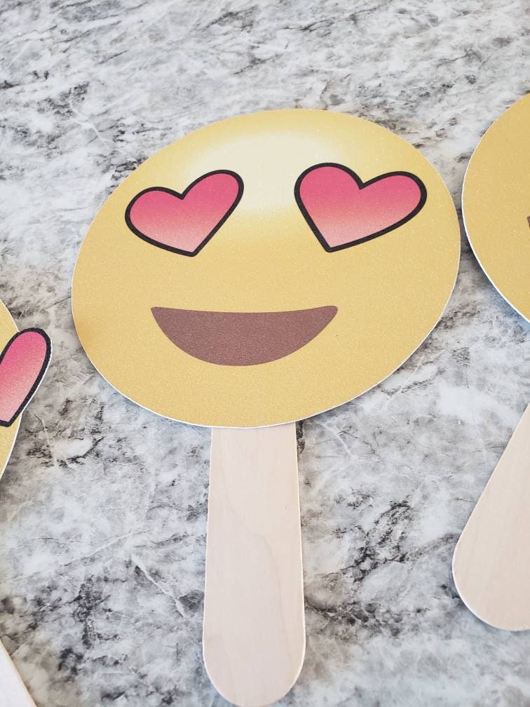 Emoji Props Emoji Party Birthday Party Decorations Kids | Etsy