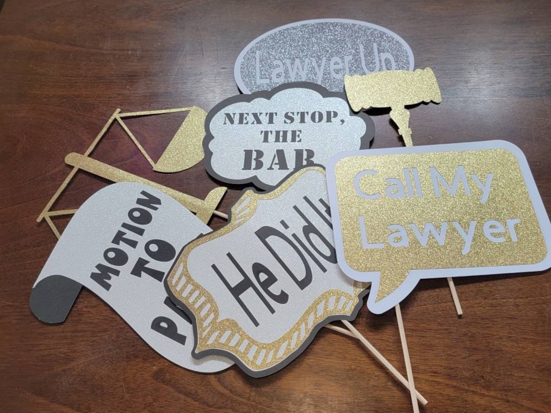 Law School Graduation Prop Set, Law Party, Law School Party, Lawyer ...