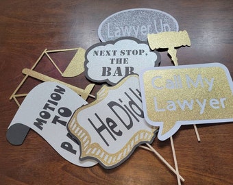 Law School Graduation Prop Set, Law Party, Law School Party, Lawyer ...