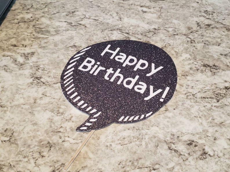 Custom Birthday Photo Prop, YOUR CUSTOM TEXT, 40th Birthday, Bridal ...