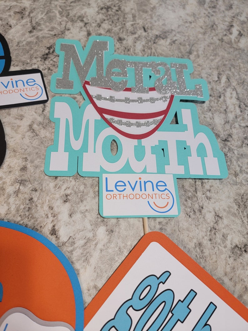 Braces Prop Set, Smile Journey Celebration, Orthodontic Party Supplies ...