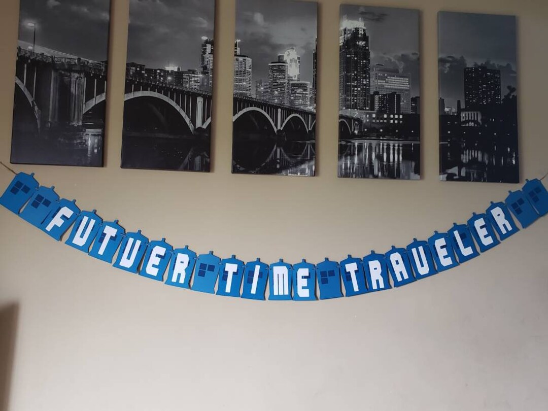 Dr Who Birthday Decorations, Dr Who Banner, Tardis Bunting, Geeky ...