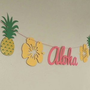 Luau Party Banner, Aloha Banner, Hawaiian Luau, Hawaiian Party ...