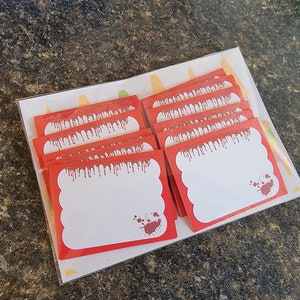 Horror Party Decorations, 12ct Food Tents, Birthday Party Food Label ...