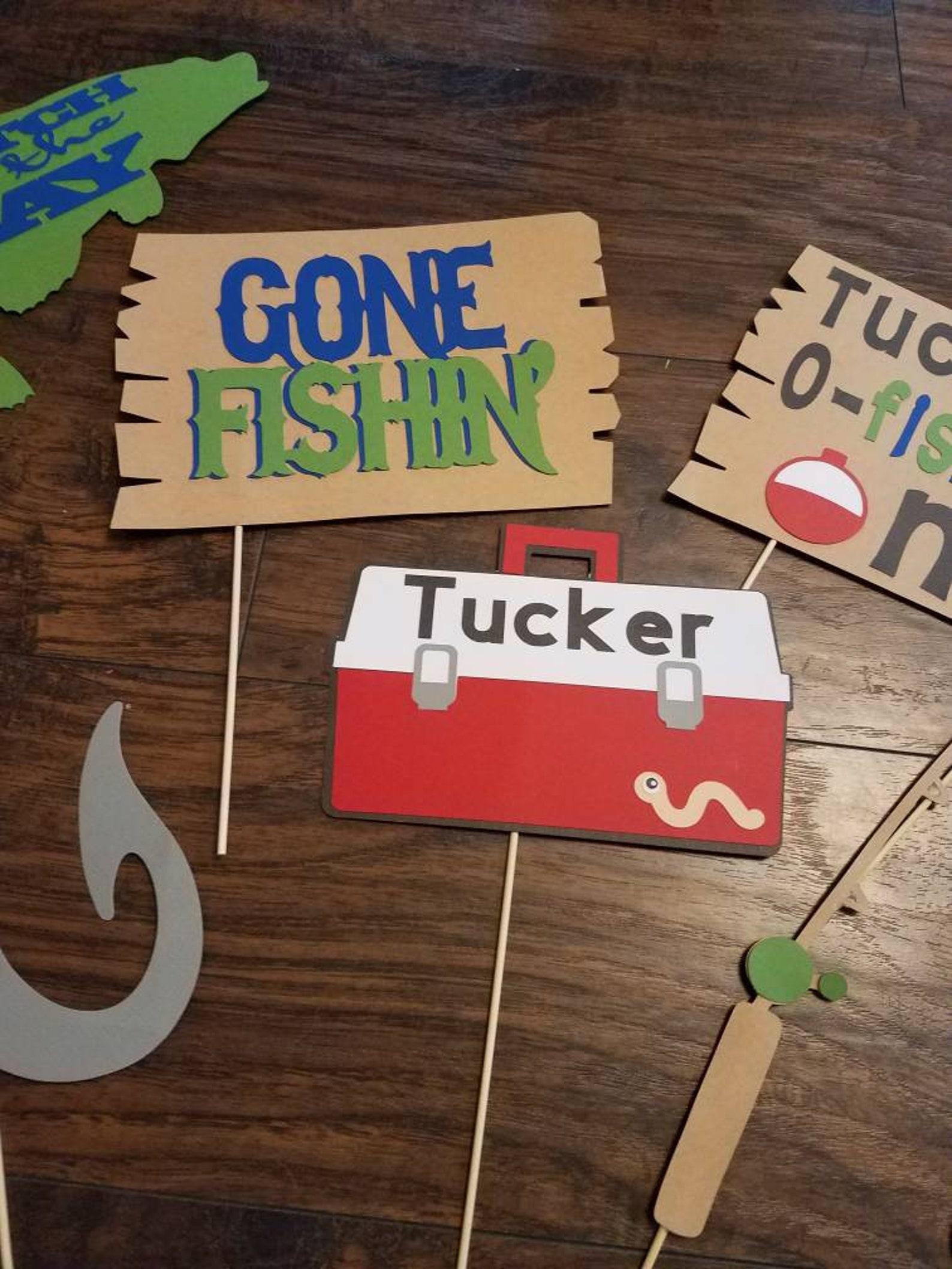 O Fishally One Birthday, Fish Birthday Photo Props, Fish Birthday Party ...