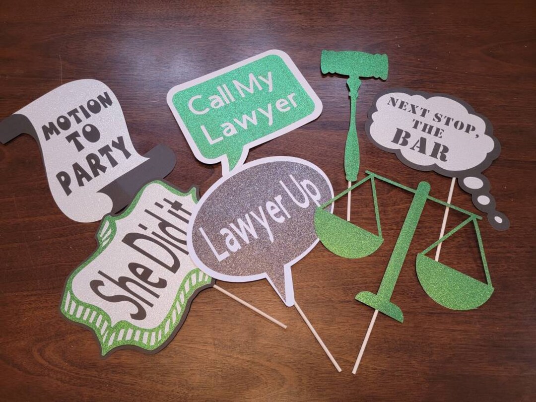 Law School Graduation Prop Set, Law Party, Law School Party, Lawyer ...