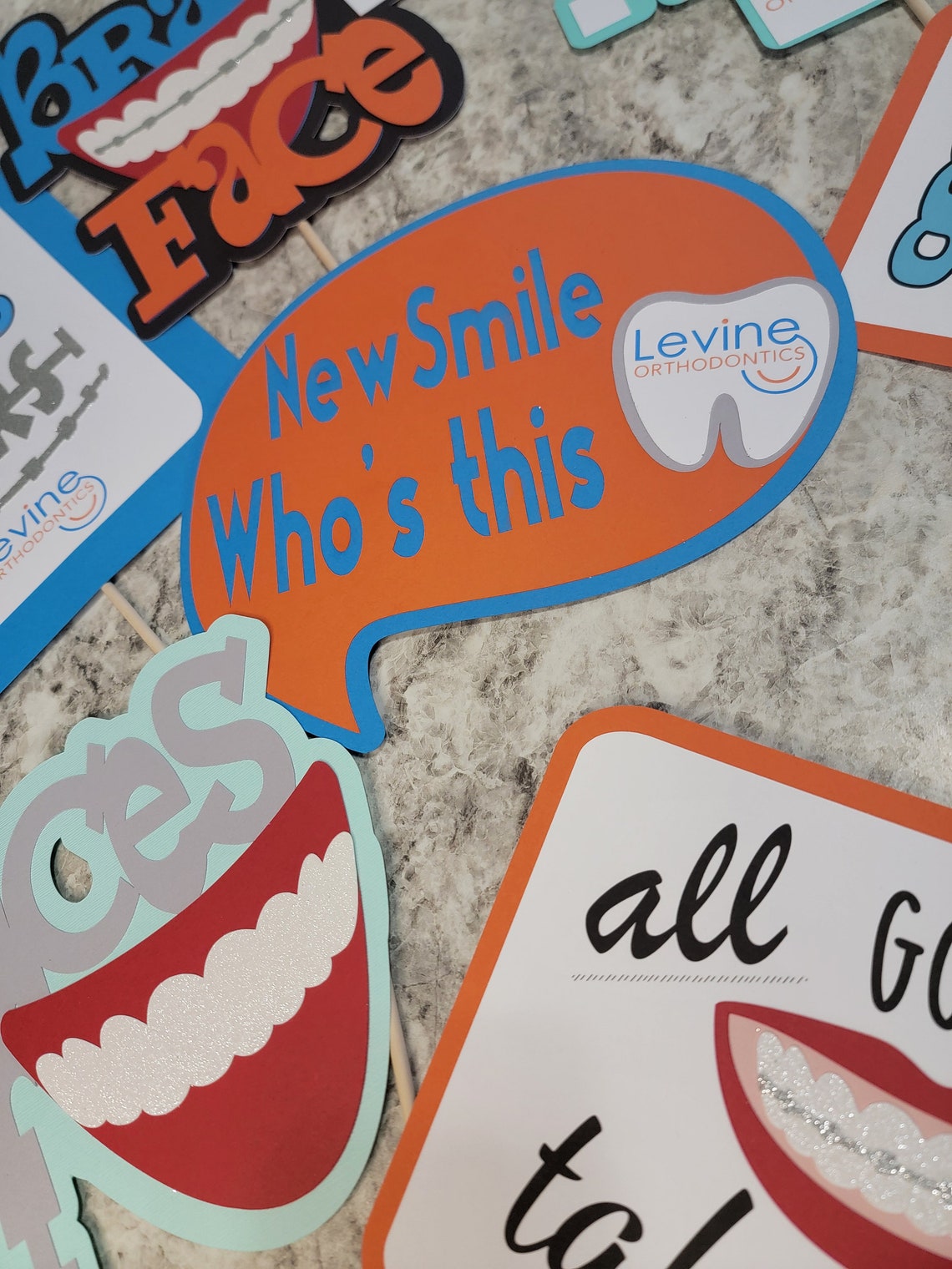 Braces Prop Set, Smile Journey Celebration, Orthodontic Party Supplies ...