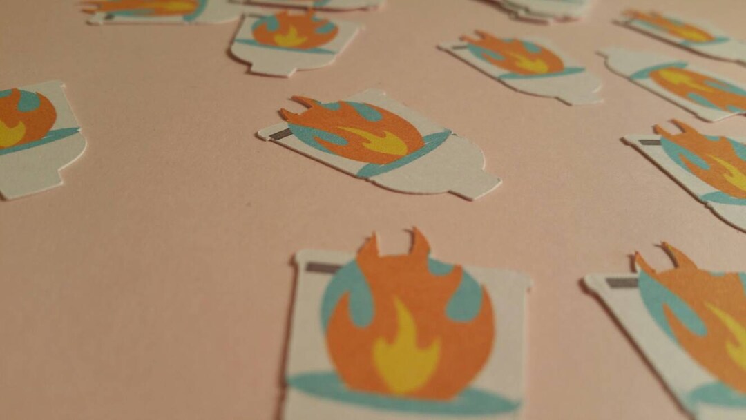 Chili Cook Off Hot Sauce Flaming Toilet Funnyparty - Etsy