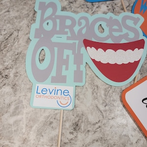Braces Prop Set, Smile Journey Celebration, Orthodontic Party Supplies ...