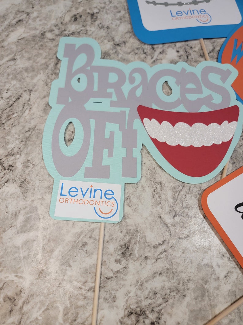 Braces Prop Set, Smile Journey Celebration, Orthodontic Party Supplies ...